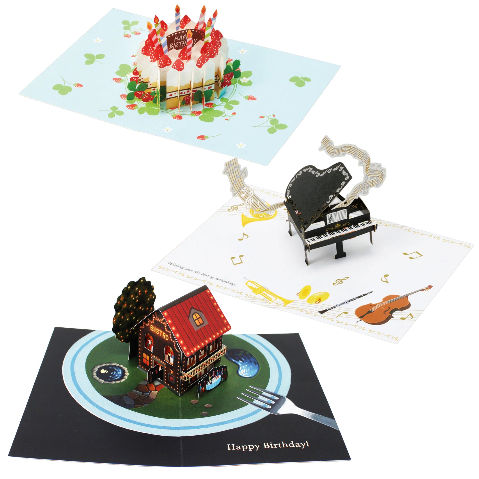 Birthday Trio | Premium 3D Pop-Up Card Bundle – Miss Girlie Girl