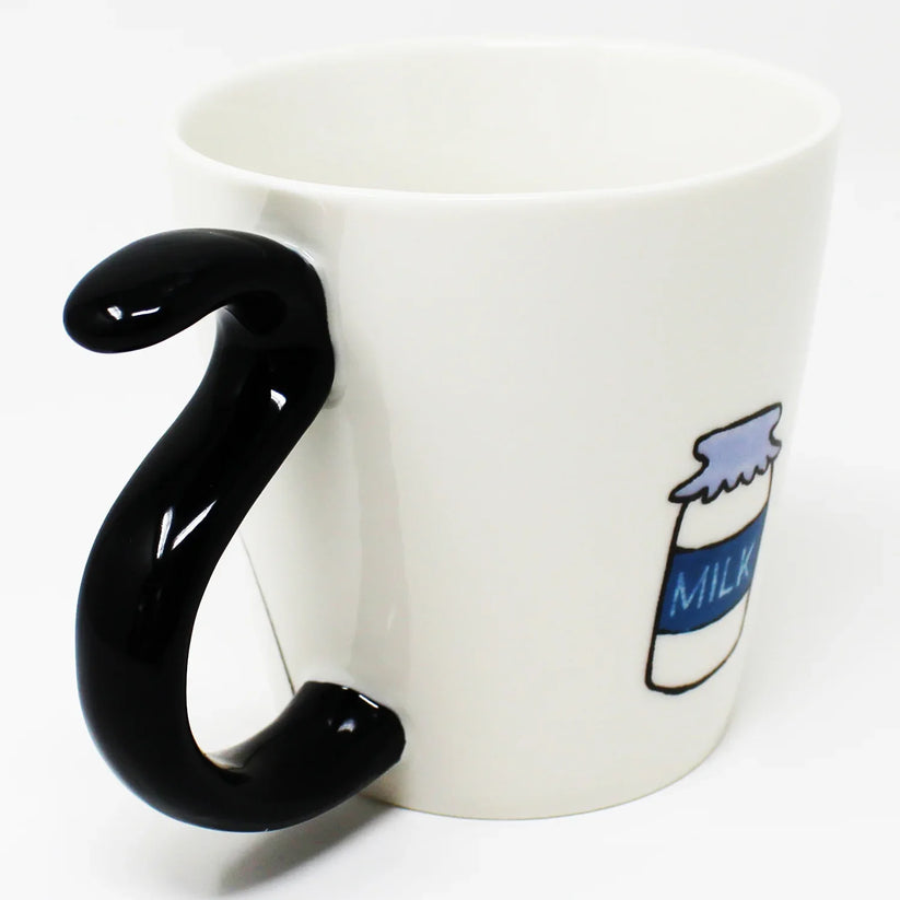 Mike the Calico Cat Mug – Tail Handle – 3 Cat Brothers – Miss Girlie Girl