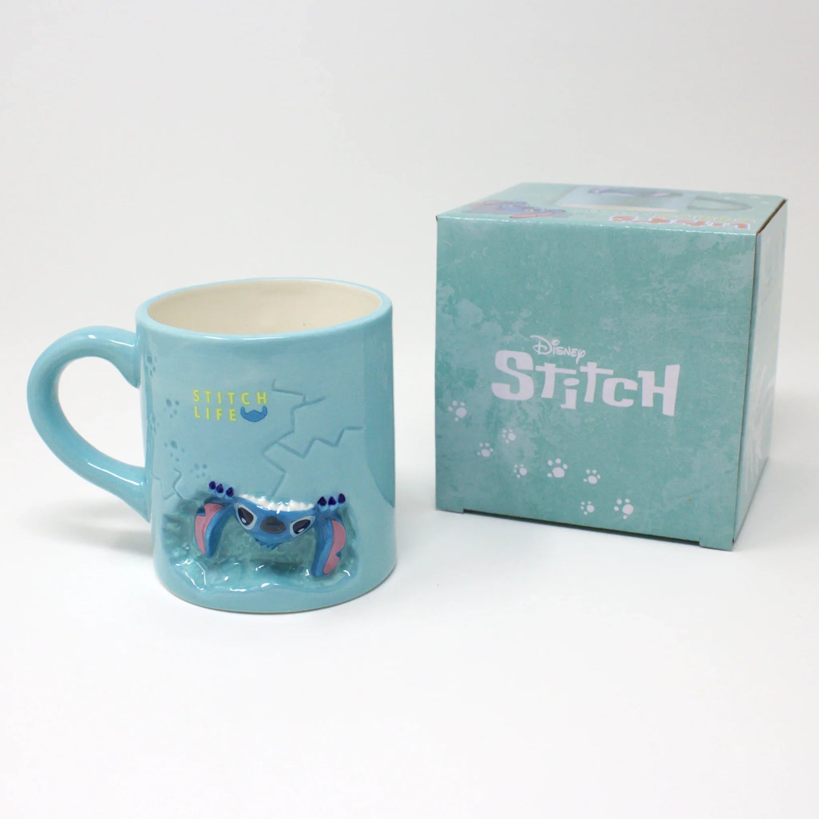 Disney Stitch Mug – Light Blue Porcelain | Movie-Inspired Gift – Miss ...
