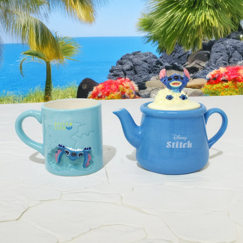Disney Stitch Mug – Light Blue Porcelain | Movie-Inspired Gift – Miss ...